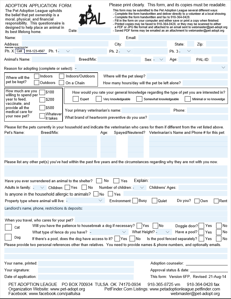 Adoptable Friends - Pet Adoption League - Tulsa